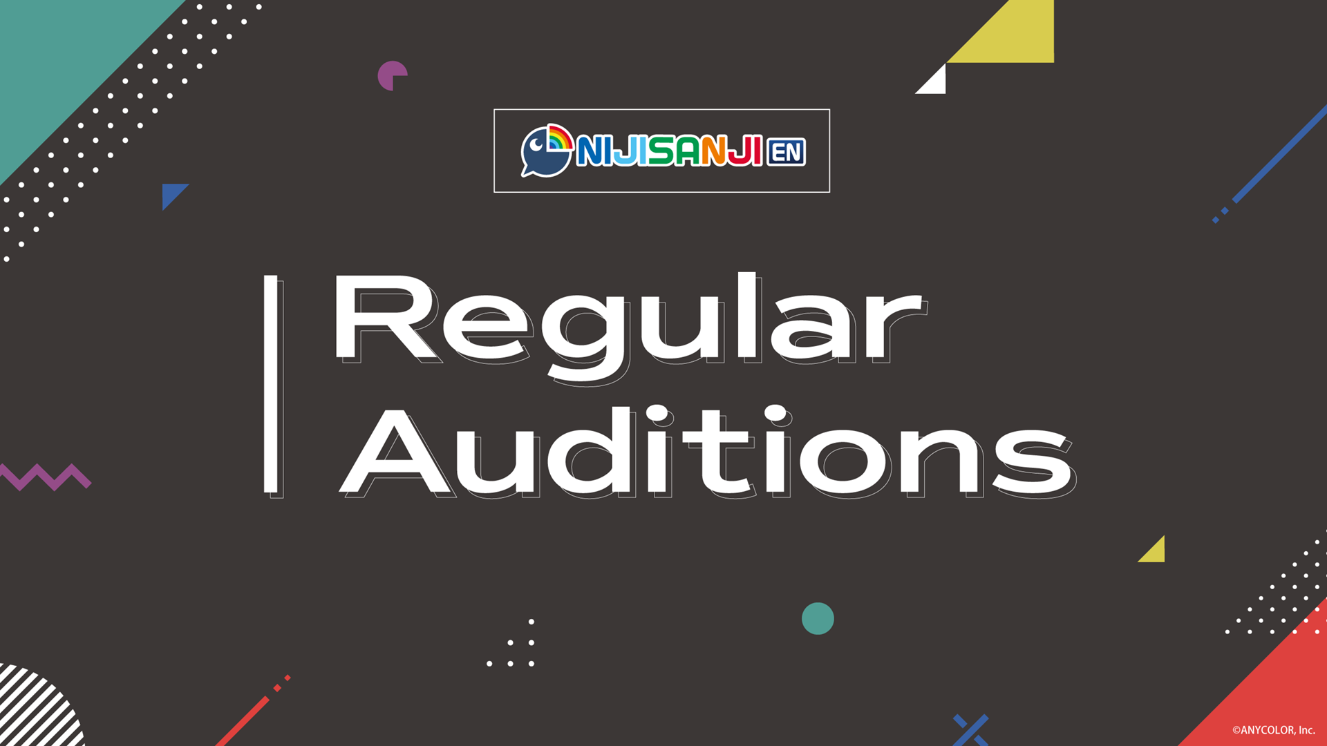 NIJISANJI EN launches Regular VTuber Auditions | NIJISANJI